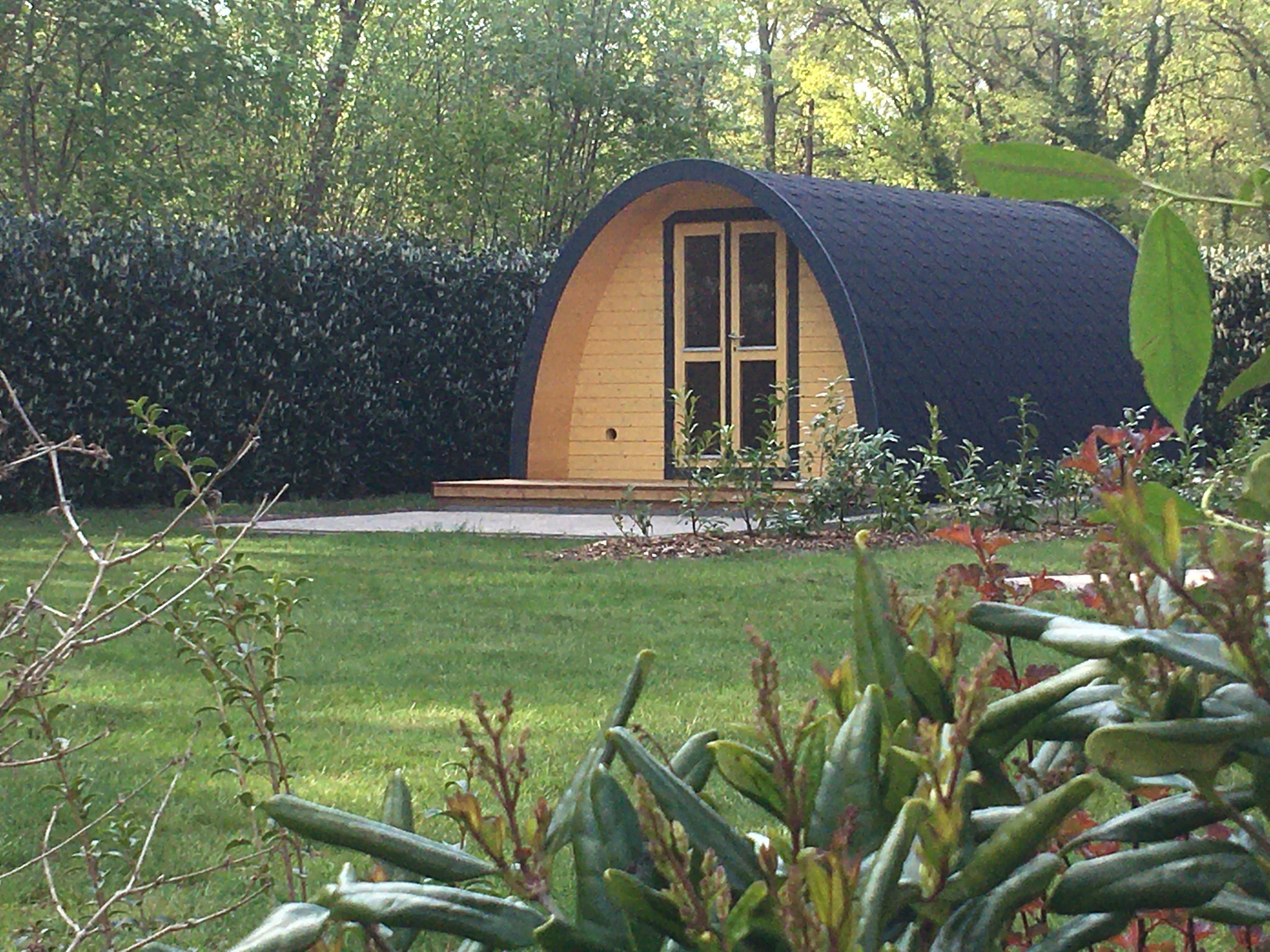 Woodlodge huren in Twente op Erve Henderikshoeve